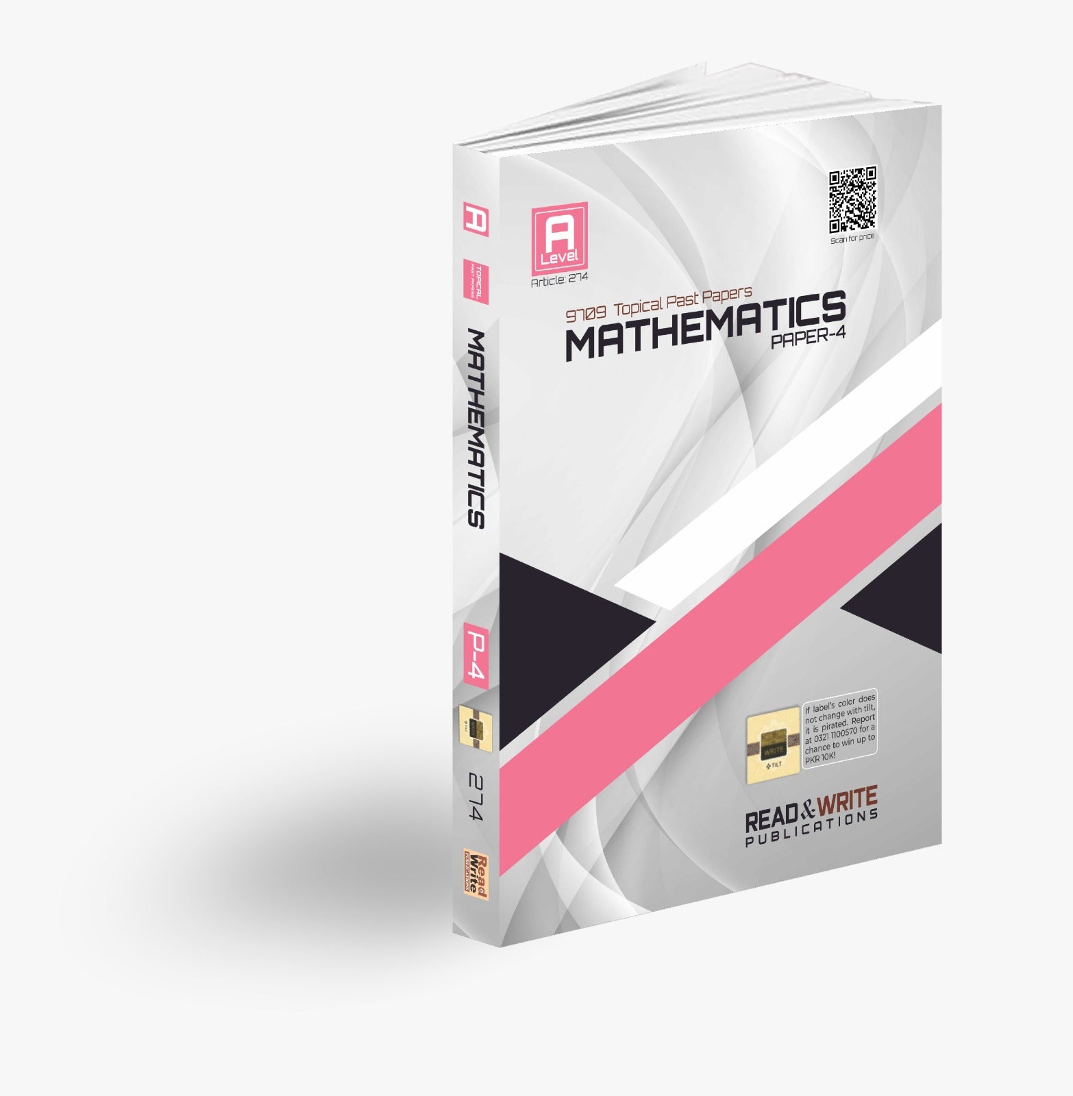 274 Mathematics 9709 A Level Paper 4 (M1) Topical Past Papers – Chaptersrw